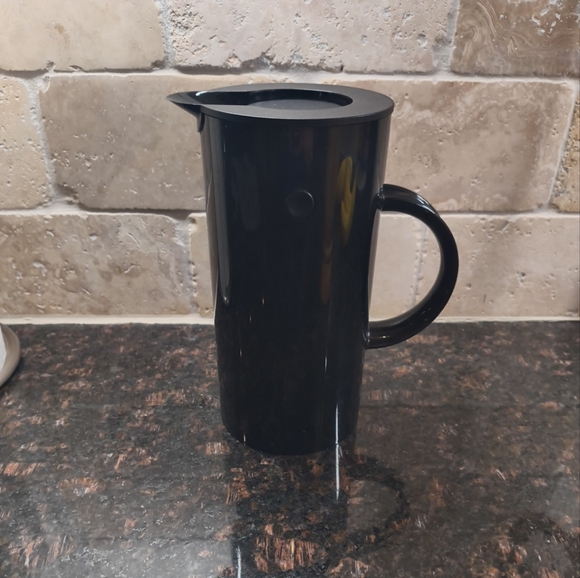 Stelton | Kitchen | Vintage Black Stelton Jug Erik Magnussen Coffee Thermos Carafe 825 Tall 7 Oz ...